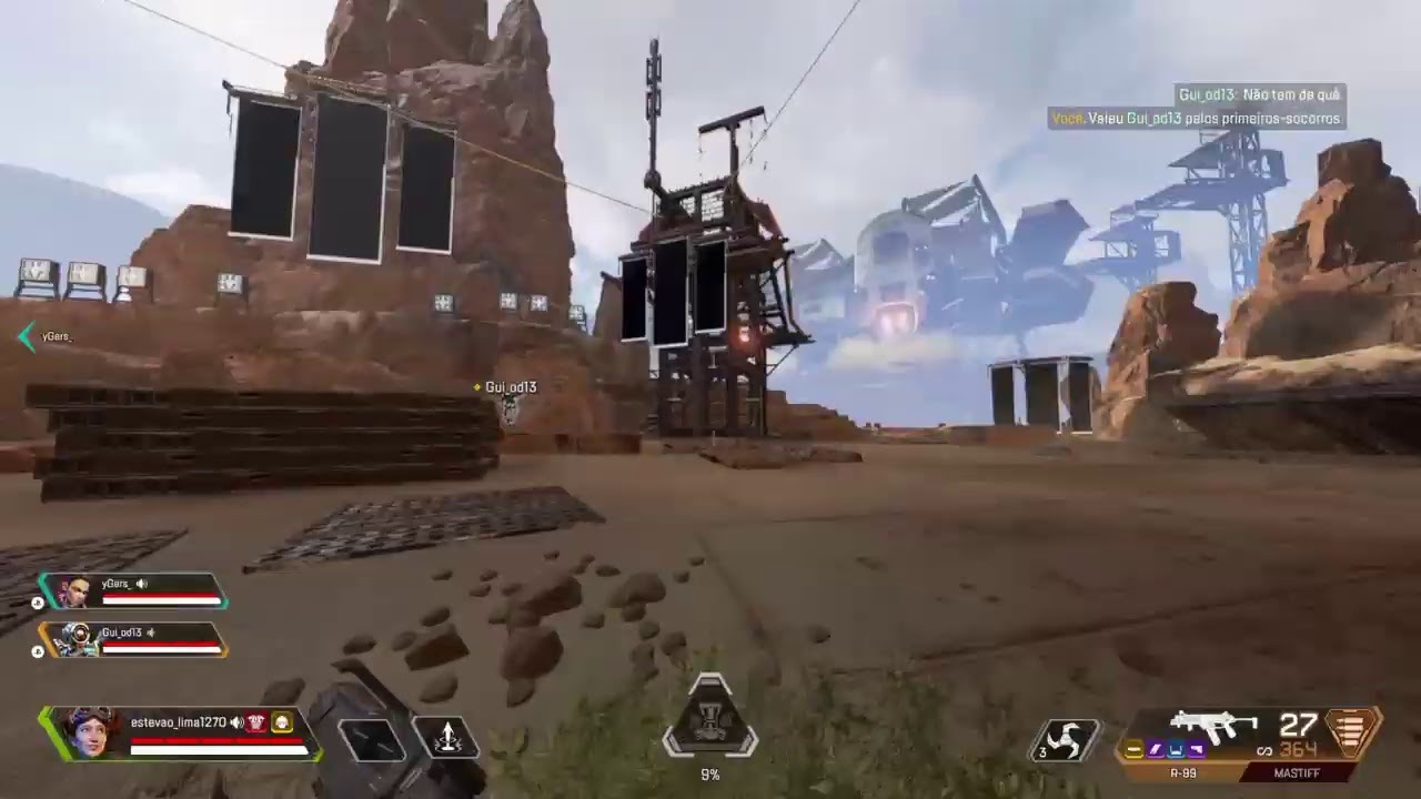 Apex legend com o gui - YouTube
