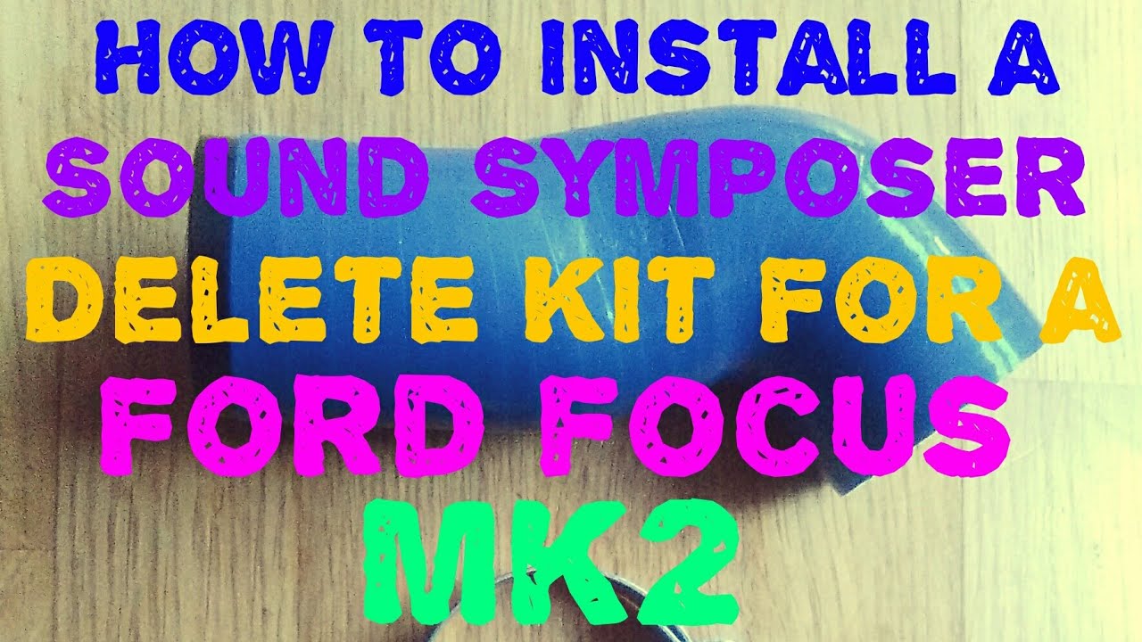 #15 How To Install a Sound Symposer Delete Kit - YouTube