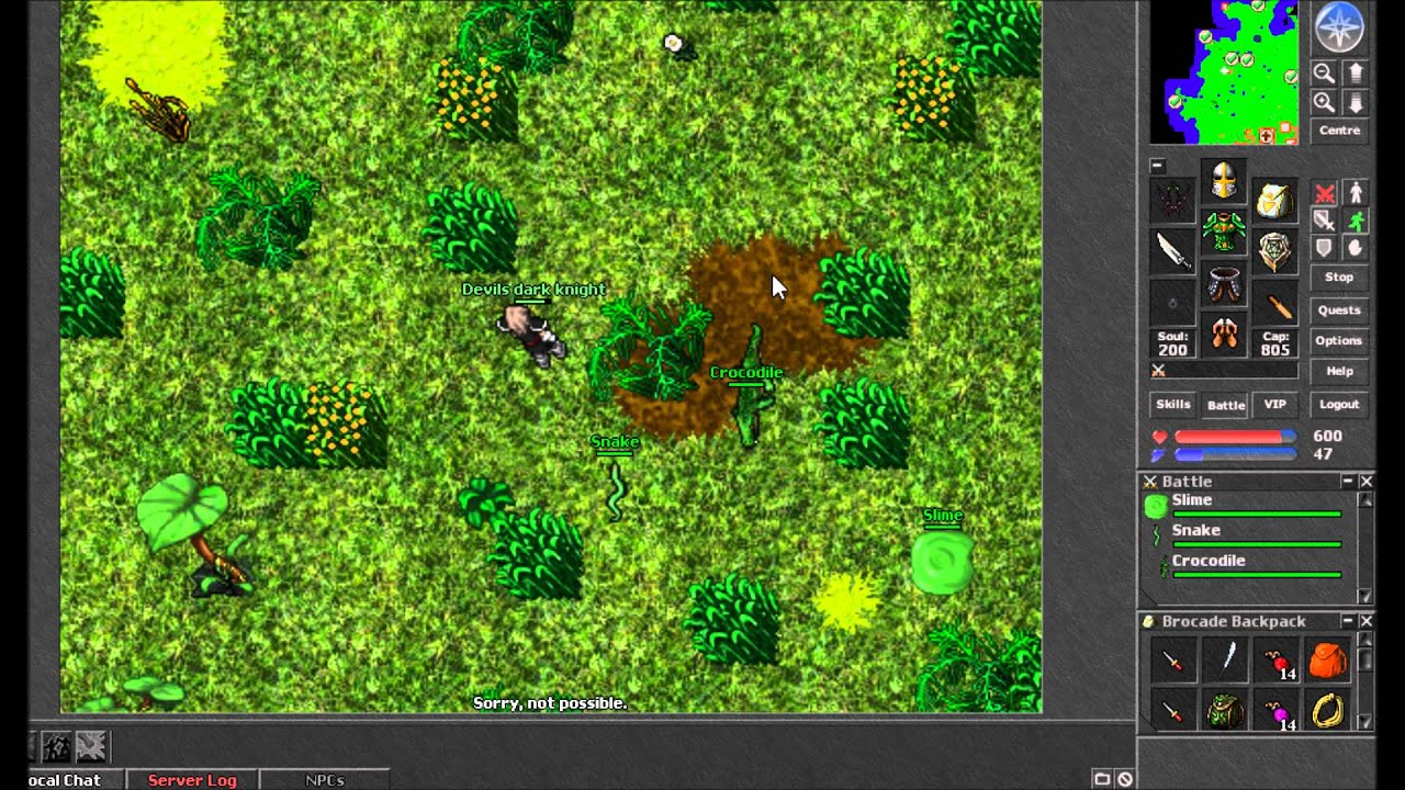 Tibia tutorial en espanol 3 lugares para entrenar - YouTube