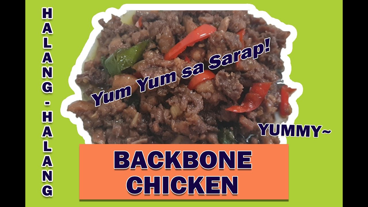 Belzkee Vlog - Chicken Backbone For Halang Halang Recipe - YouTube