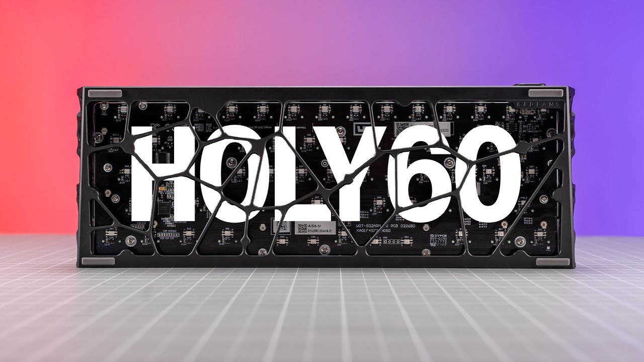 KBDfans Holy60 Case for Wooting 60HE - The Hole Package - YouTube