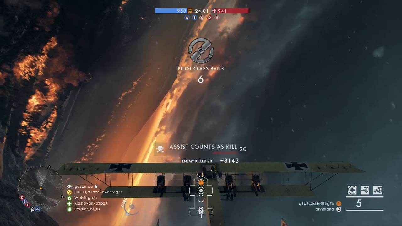 Battlefield™ 1 my PB bomber kills in 1 drop - YouTube