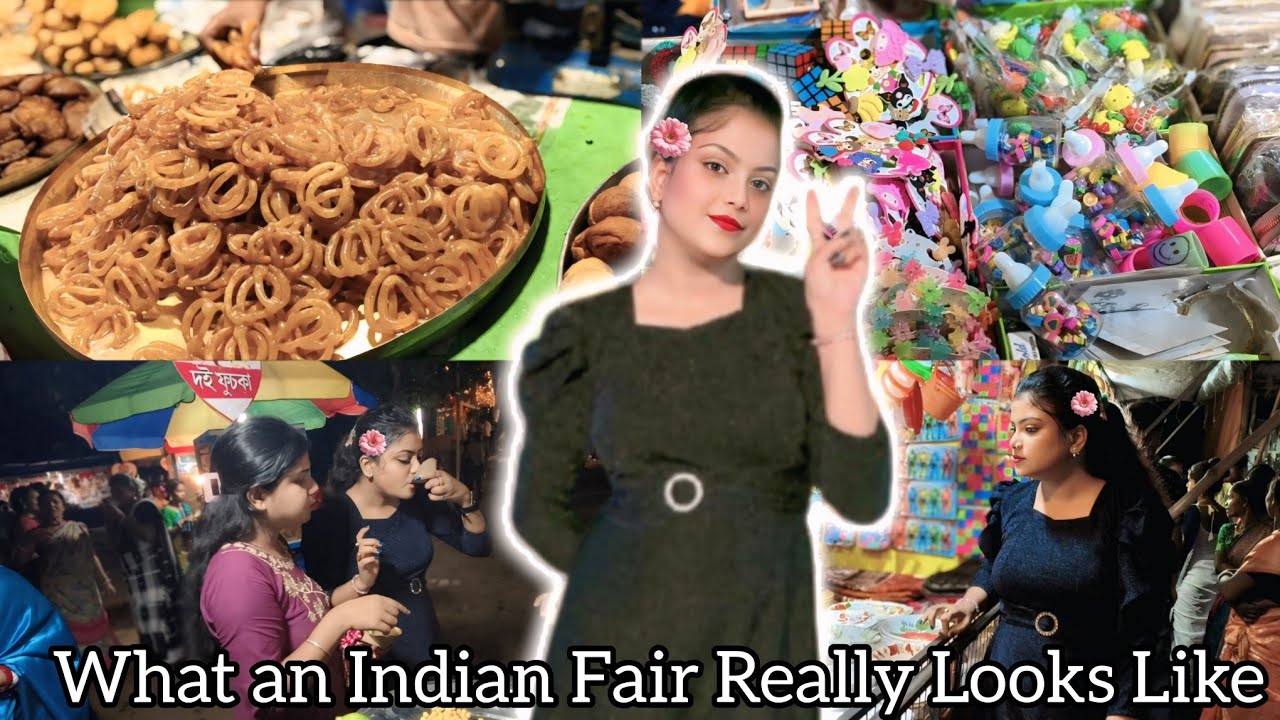 What an Indian Fair Really Looks Like | Village Fair Vlog With Food ...