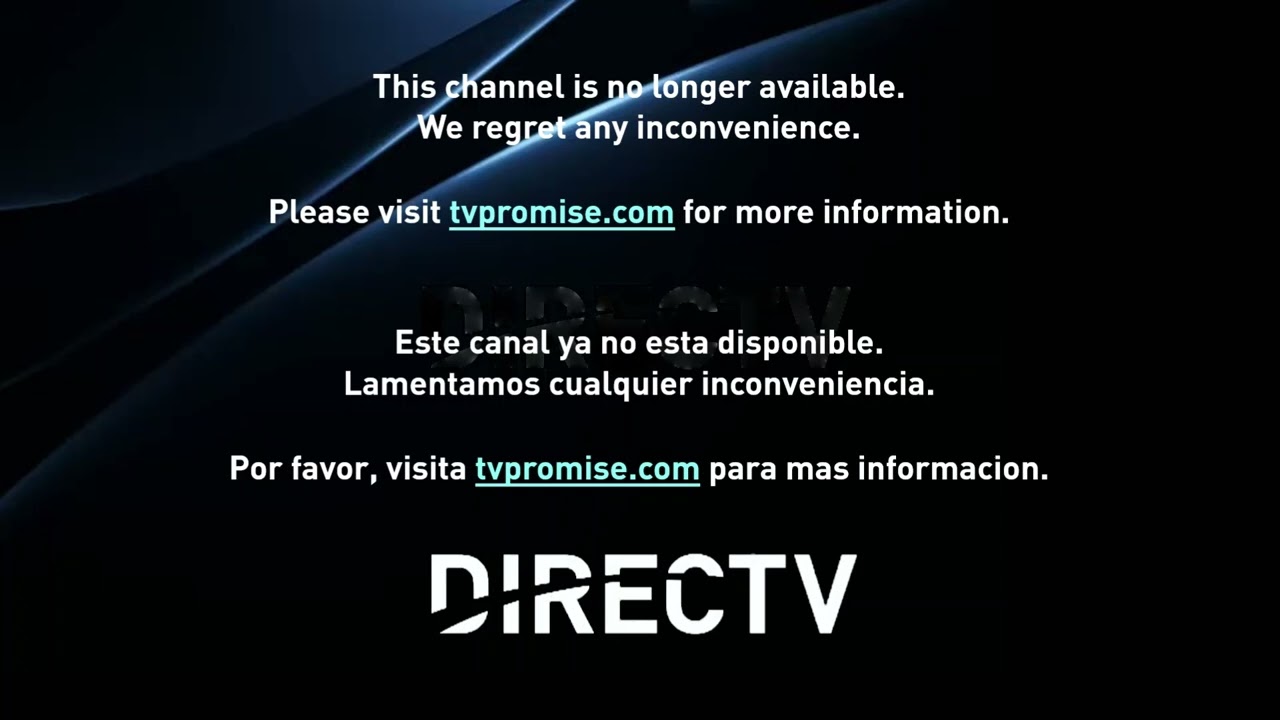 DirecTV Generic Channel No Longer Available Slide Remake - YouTube