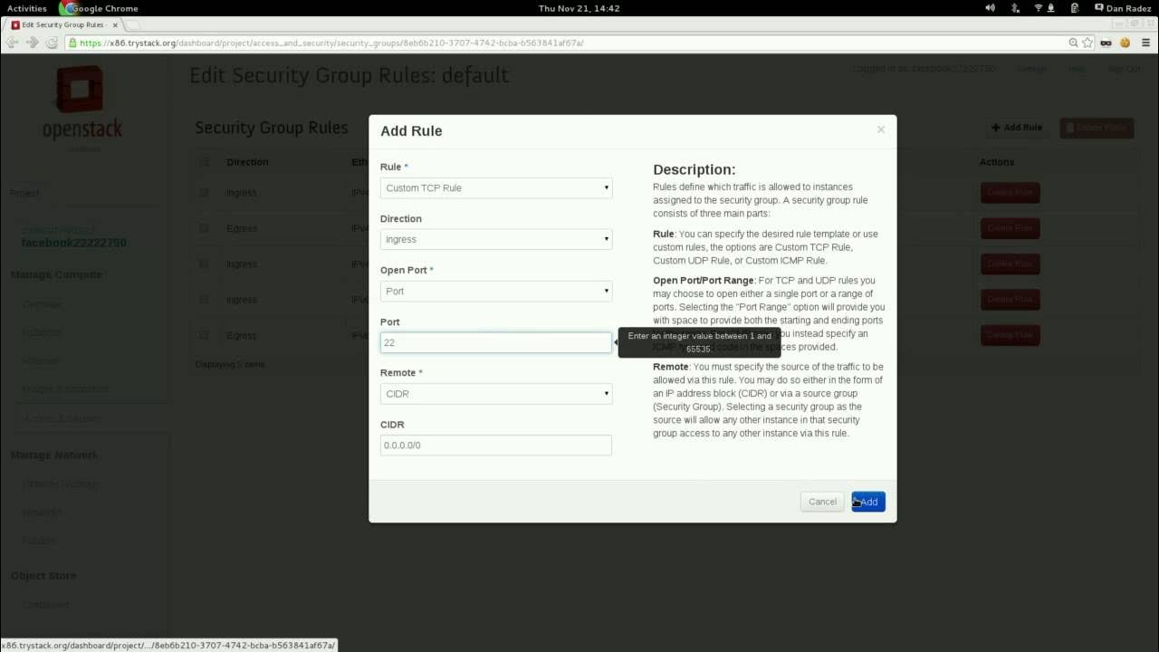 Trystack: Getting started on RDO Havana - YouTube