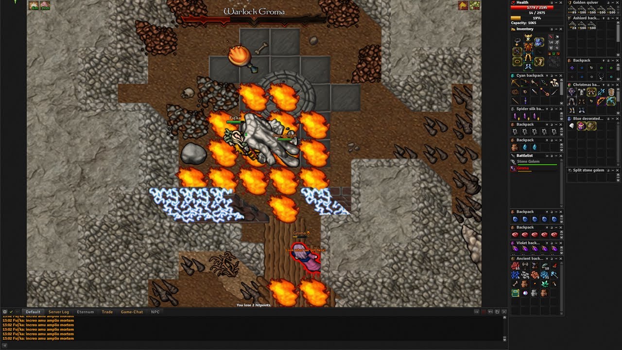 [Medivia] Fourth Boss - Groma (Assassin Outfit) - YouTube