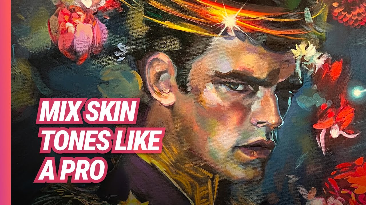 How to Mix Expressive Flesh Tones in Oils (Live Demo) - YouTube