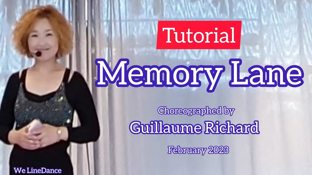 Tutorial : Memory Lane linedance - YouTube