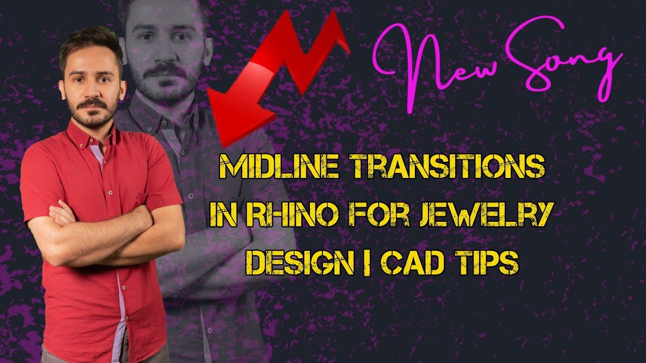 Midline Transitions in Rhino for Jewelry Design | CAD Tips - YouTube
