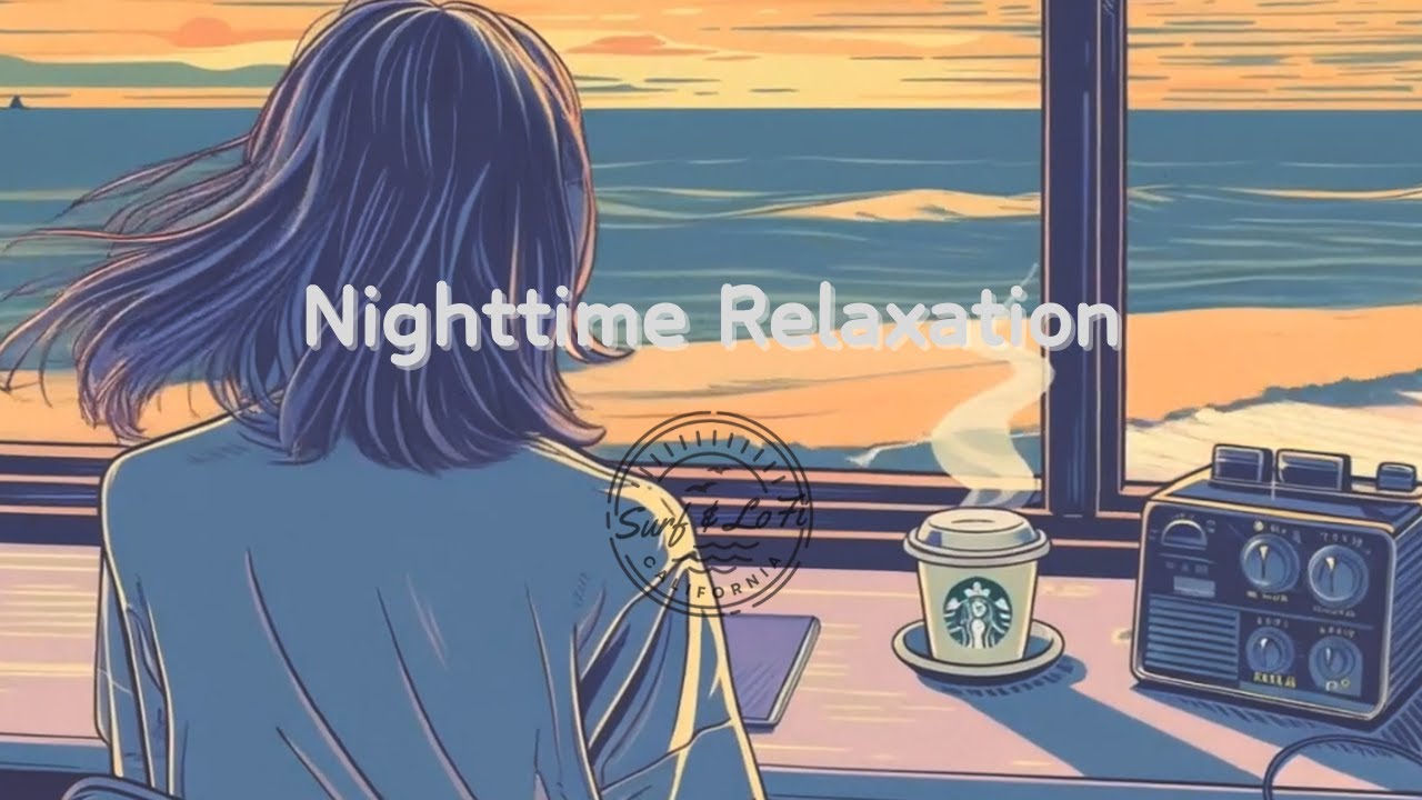 Starry Night LOFI Surf & Lofi Study/Sleep/Relax - YouTube