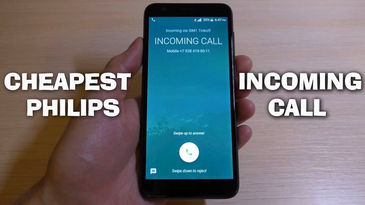 Cheapest Philips Incoming Call - YouTube
