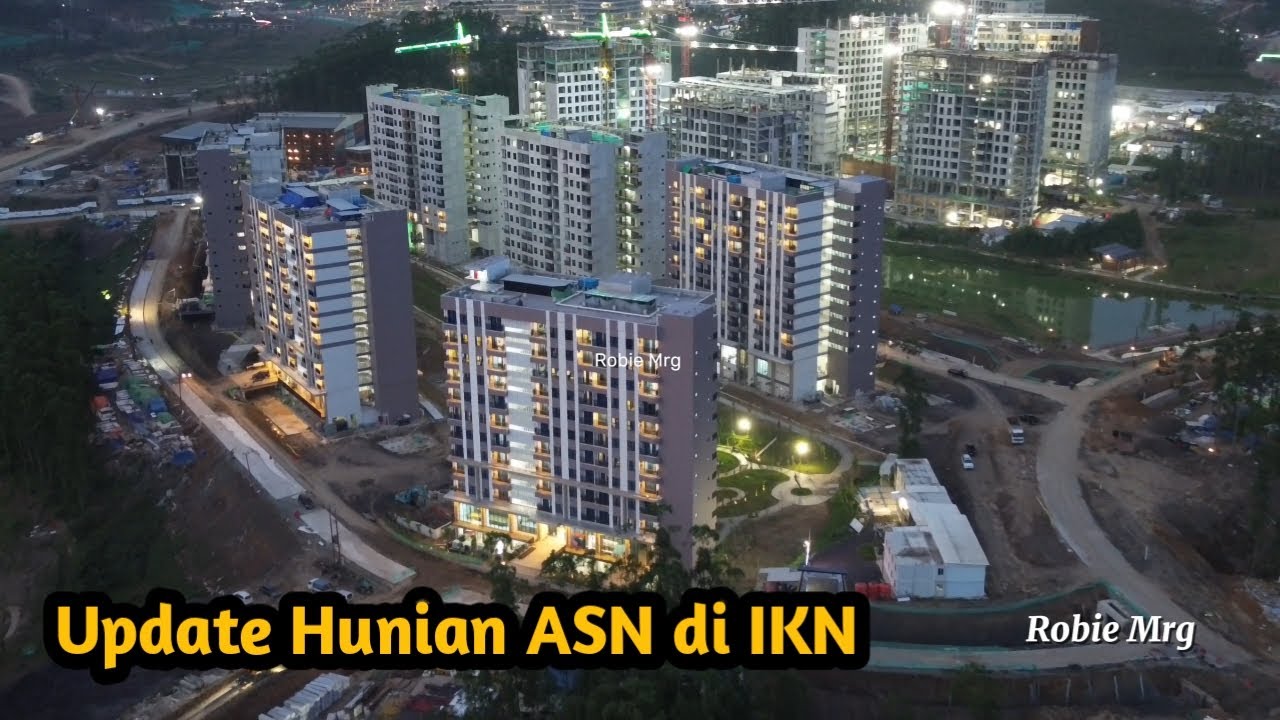 IKN Terkini! Suasana Senja Yang Indah di Kawasan Kemenko dan Hunian ASN ...