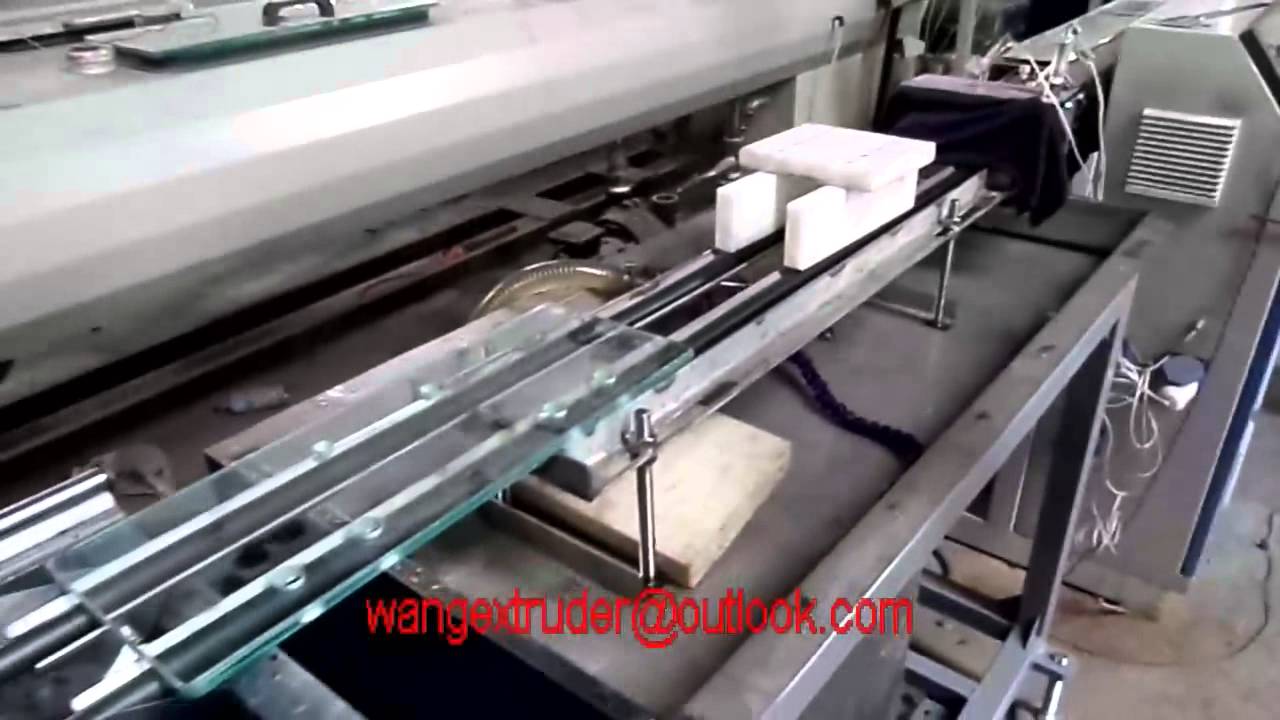 ABS bar extrusion line production machine - YouTube