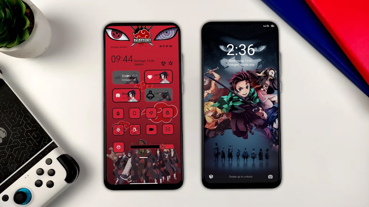 BAIXE AGORA 🦊 TEMAS de ANIME para REDMI NOTE 8! Melhores TEMAS para ...