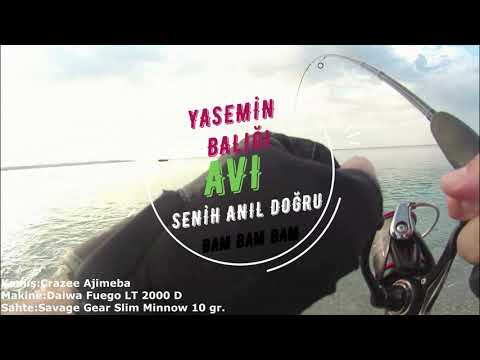 Lrf ile Yasemin (Domuz) Balığı Avı - Savagear 3D Slim Minnow / 10.06.2019 (Light Rock Fishing)