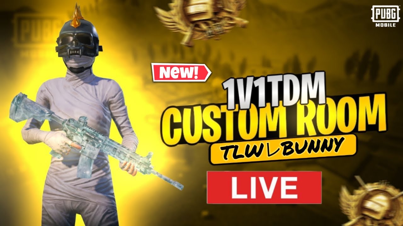 1v1 TDM ROOM MATCH | 1v1 BGMI ROOMS | UNLIMITED CUSTOM ROOM LIVE | BGMI ...