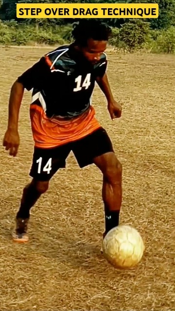 The Ultimate Step Over Drag Technique Guide ⚽ #shorts - YouTube