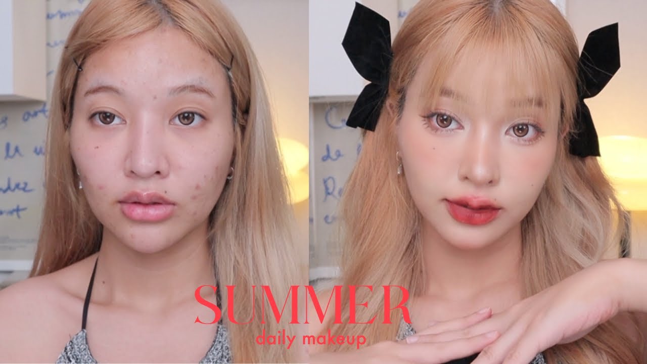 SUMMER DAILY MAKEUP แต่งหน้าลุคซัมเมอร์ด้วยเครื่องสำอางราคาไม่เกิน 500 ...
