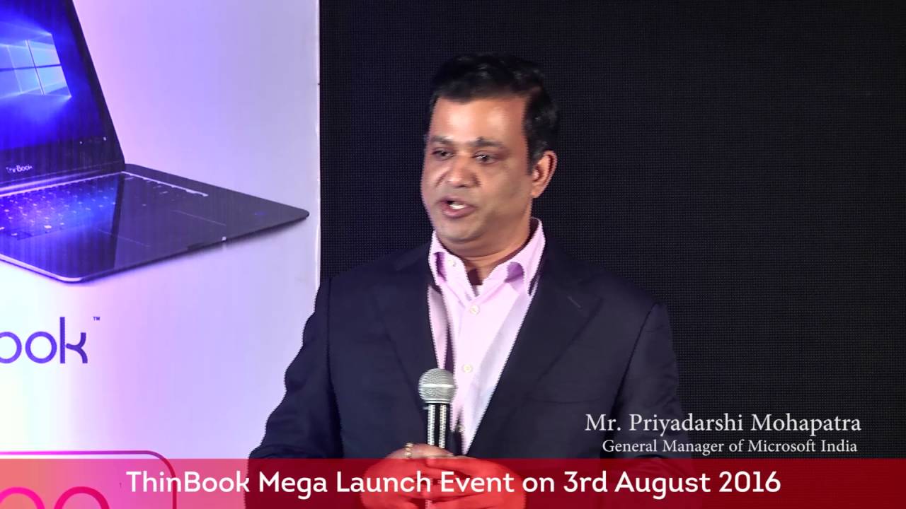 Mr Priyadarshi Mohapatra Microsoft General Manager India Keynote Speech ...