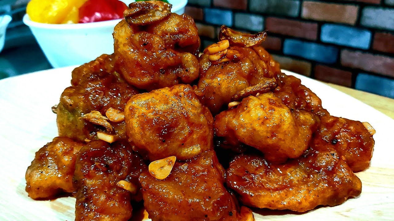 Garlic Chicken Recipe | How to make Garlic oil | Asian Hot Garlic ...