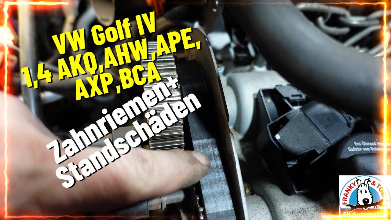 VW Golf IV (1,4 AHW,AKQ,APE,AXP,BCA) " Zahnriemen erneuern ...