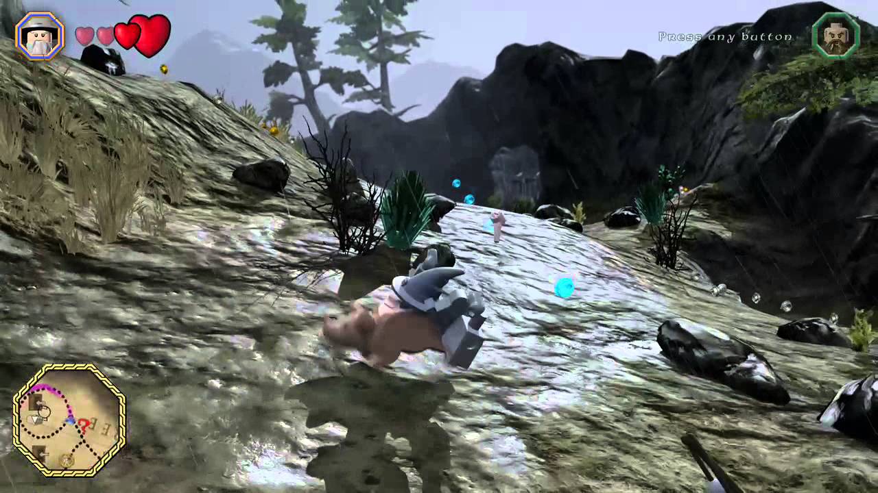 Lego The Hobbit Gandalf Riding a Pig - YouTube