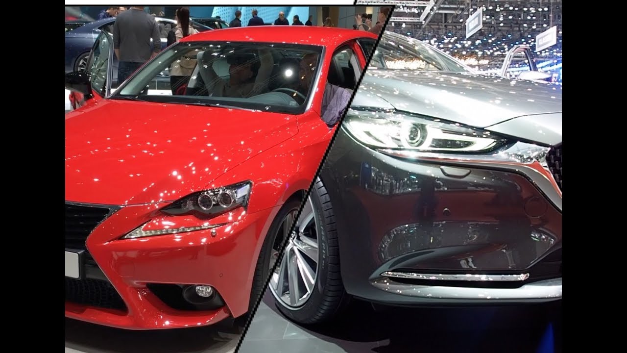 2018 Lexus IS 200t vs. 2018 Mazda 6 - YouTube