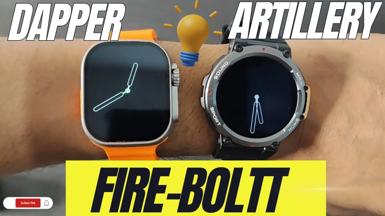 Fire-boltt DAPPER Vs Fire-boltt Artillery | Maximum features Smartwatch ...