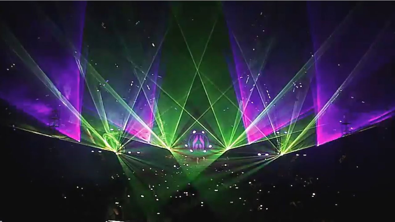 Pokaza laserowy MAYDAY Katowice 2013 LASERY INFO - YouTube