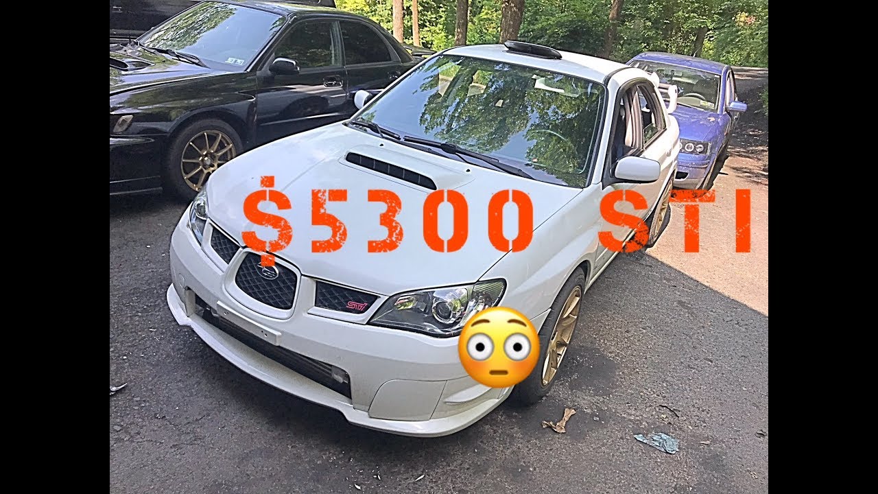 I Bought The CHEAPEST STI In The US!! - YouTube