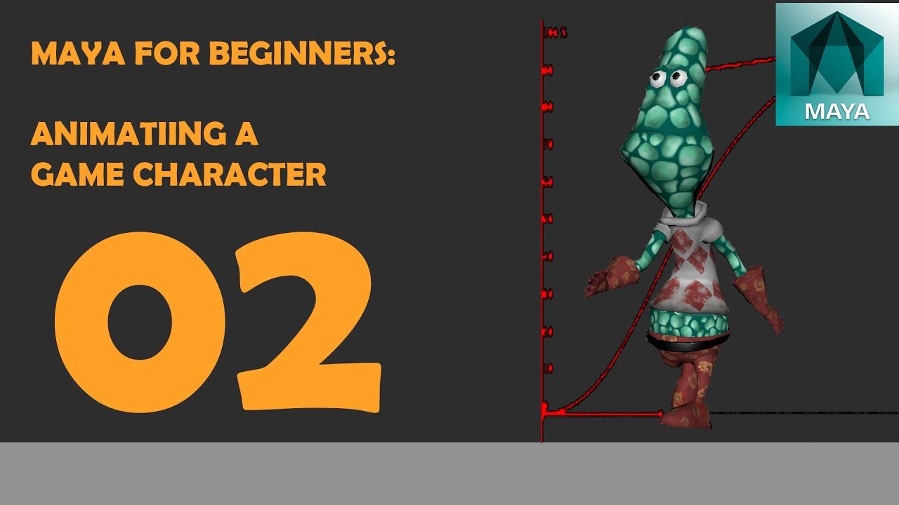 #2 Maya for Beginners: How to Animate a Game Character Alien in Maya ...
