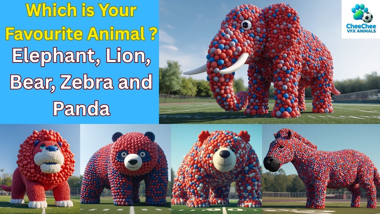Top 5 VFX Animals – Elephant, Lion, Panda, Bear & Zebra | Chee Chee VFX ...