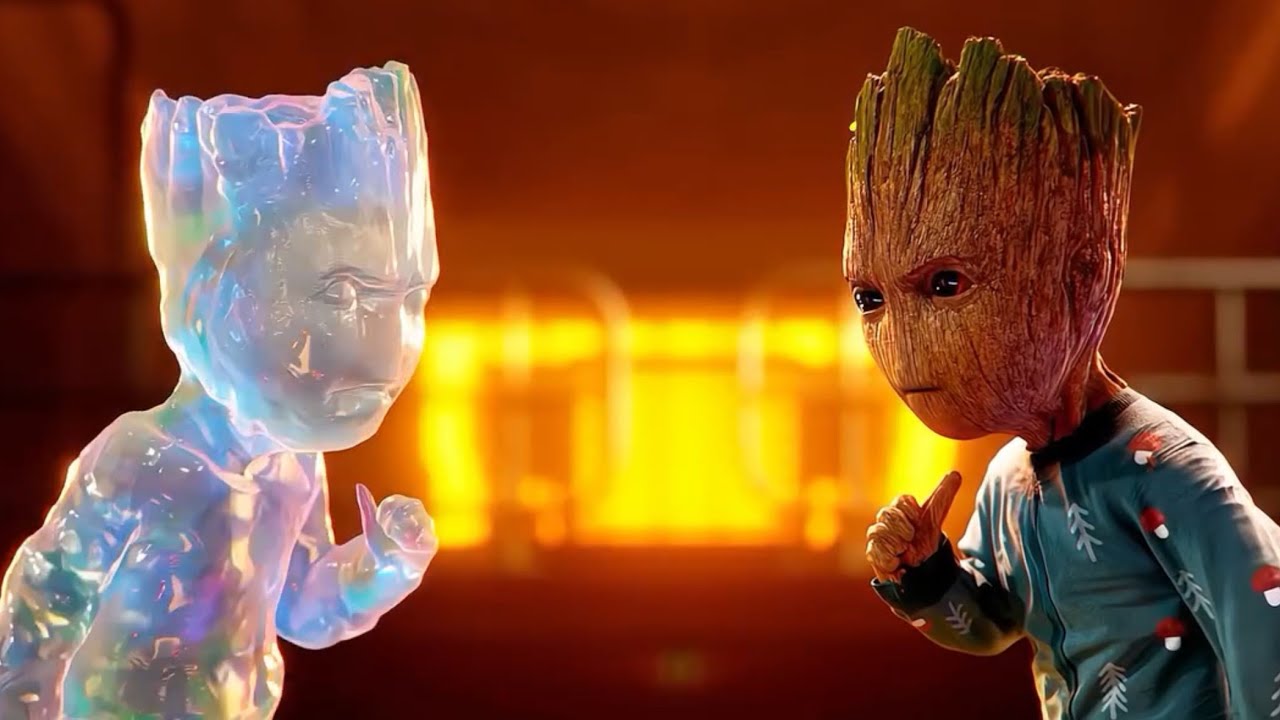 Groot funny videos 8k ultra vision cuts |groot Hollywood full movie ...