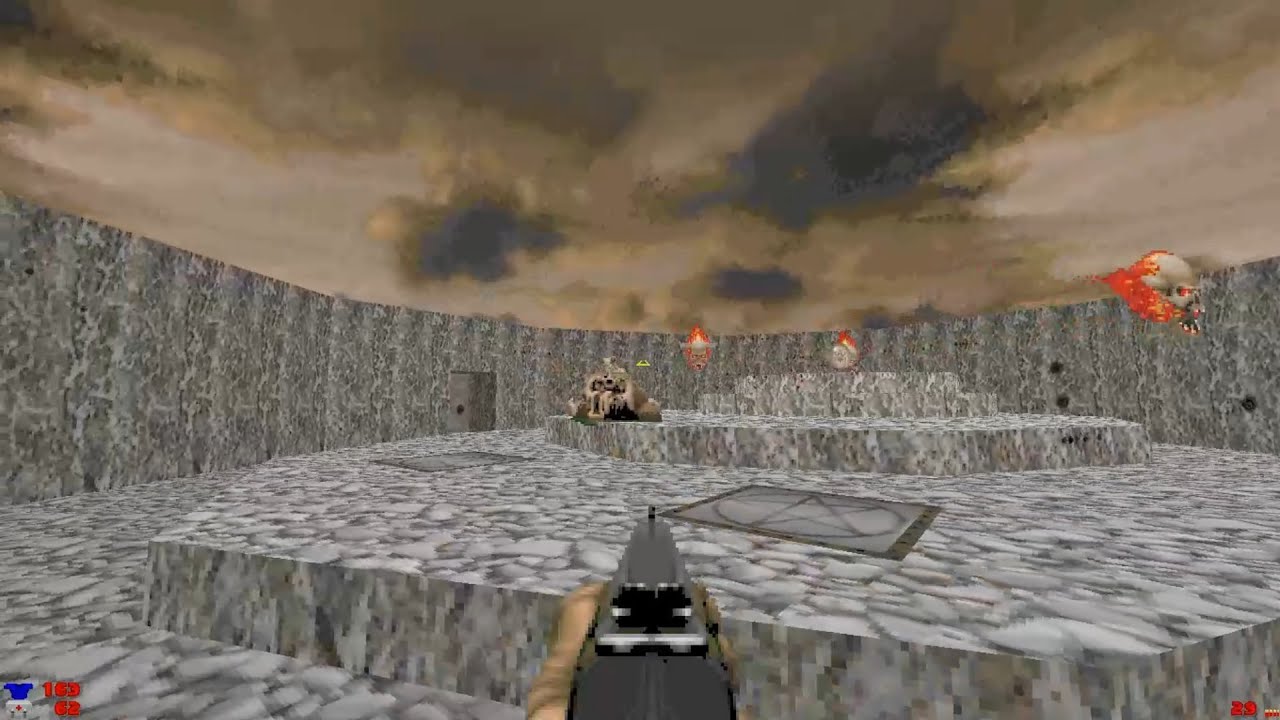 DOOM MOD XAOS wad By John Bly MAP 08 - YouTube