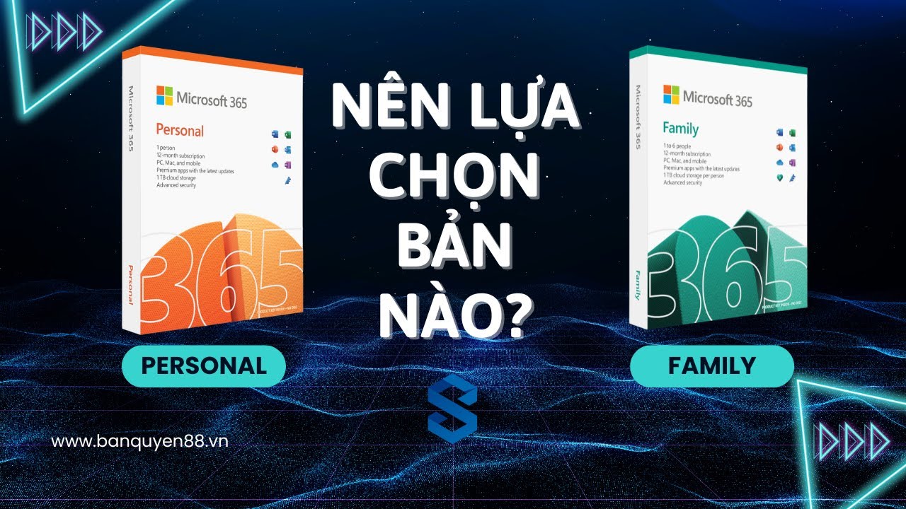 So Sánh Microsoft Office 365 Personal vs Family I Nên Chọn Gói Nào ...
