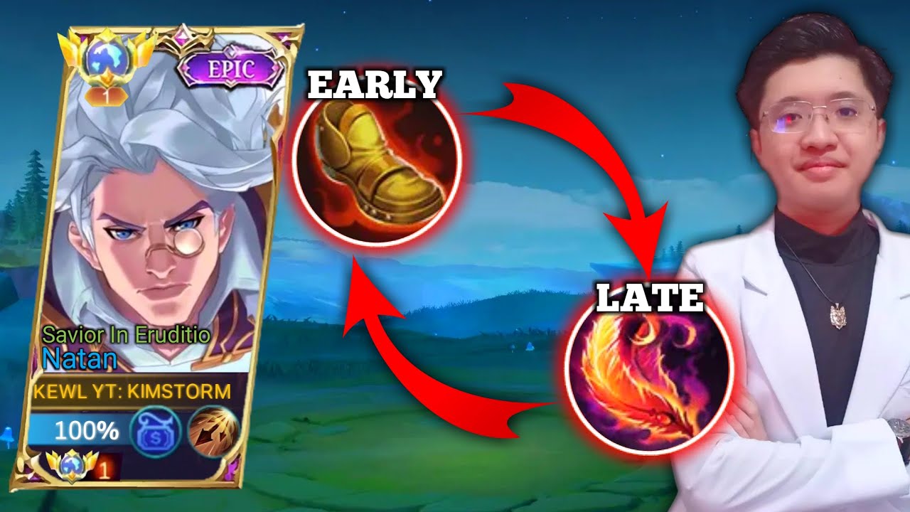 TOP 1 GLOBAL NATAN NEW EARLY AND LATE GAME ITEM🔥 - YouTube