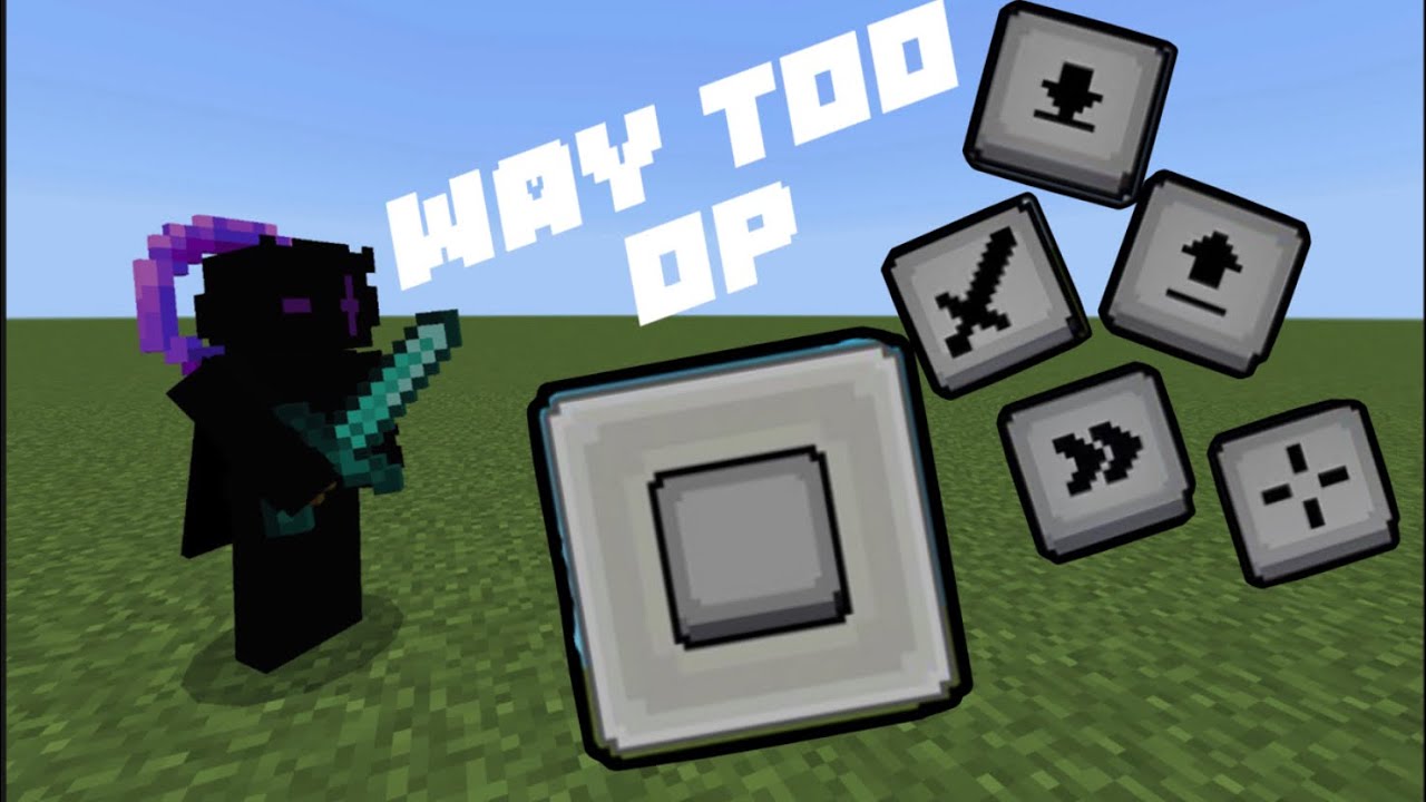 Customisable control step-by-step walk through // OP in MCPE - YouTube