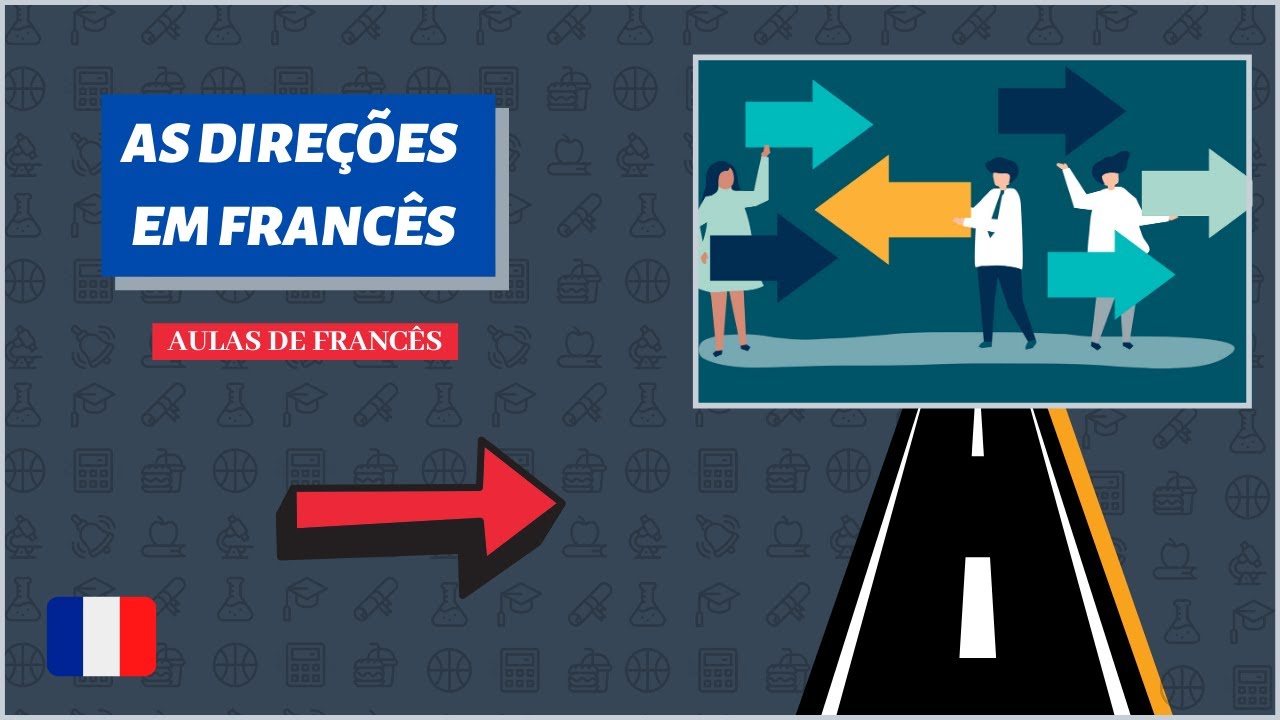 As direções em Francês | Directions en Français | Curso básico ao ...