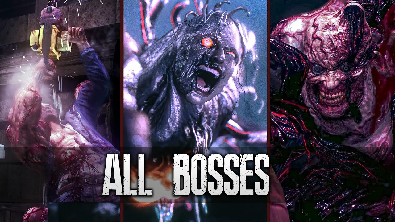 【4K60ᶠᵖˢ】ALL VIRUS TRANSFORMATION & BOSSES - RESIDENT EVIL REVELATIONS ...