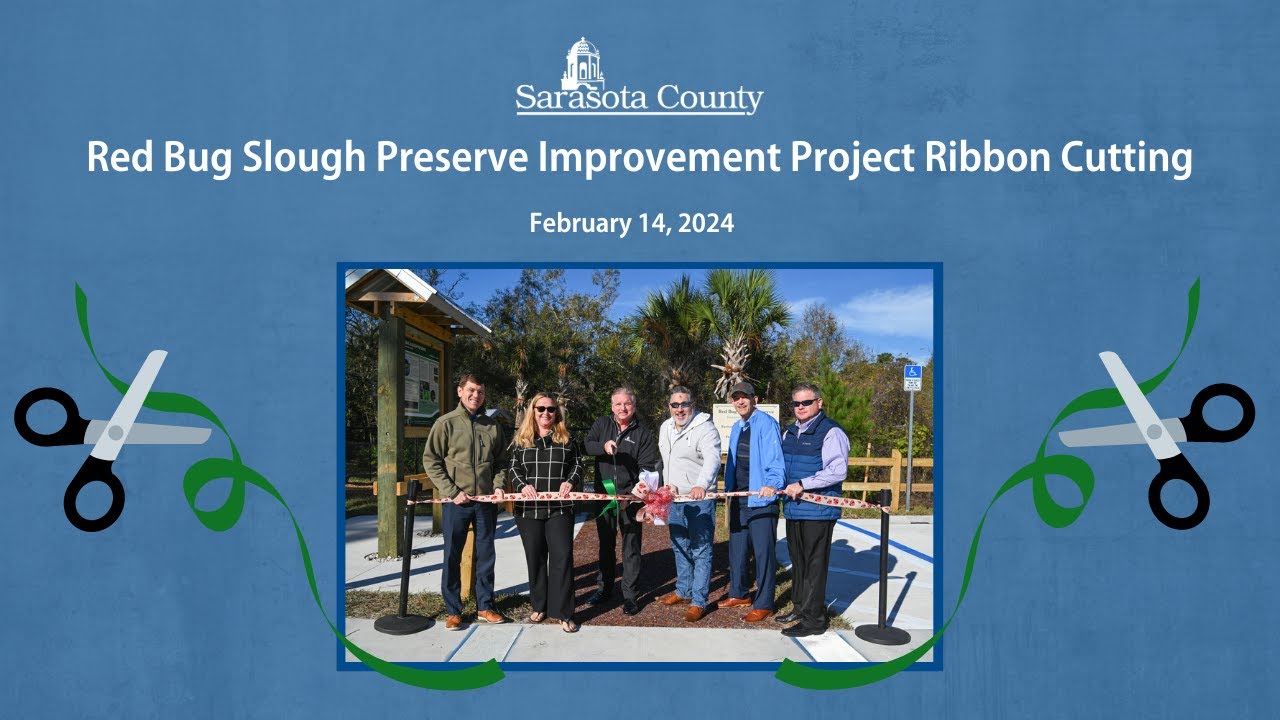 Red Bug Slough Preserve Ribbon Cutting Celebration - YouTube