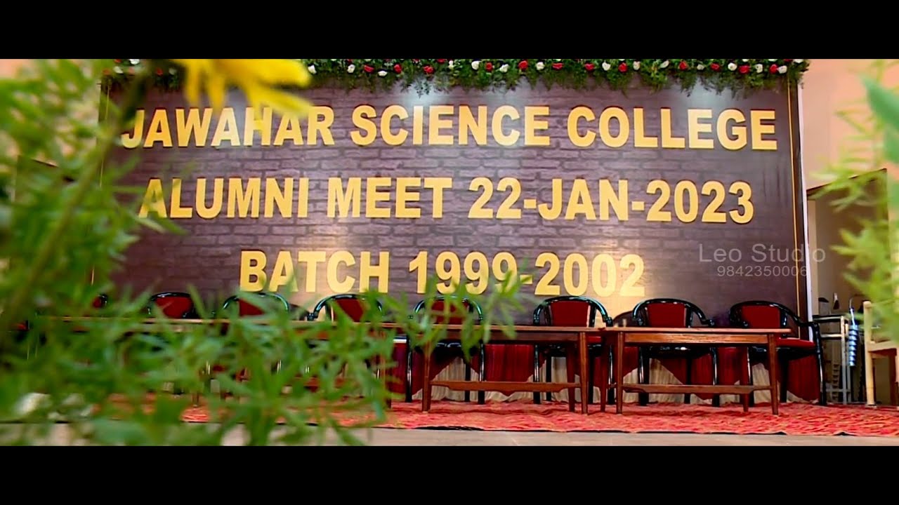 Jawahar Science College Alumni Meet 1999 2002 batch - YouTube