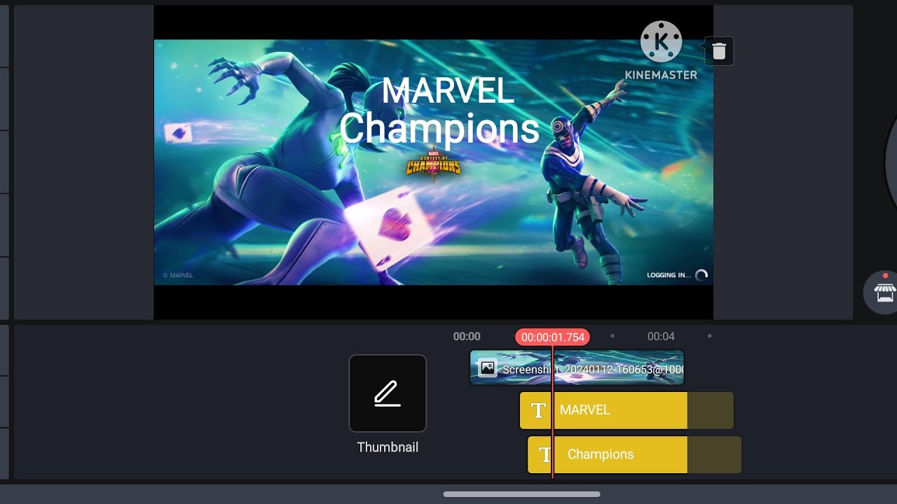 marvel cinametic univers marvel chapion of champions - YouTube
