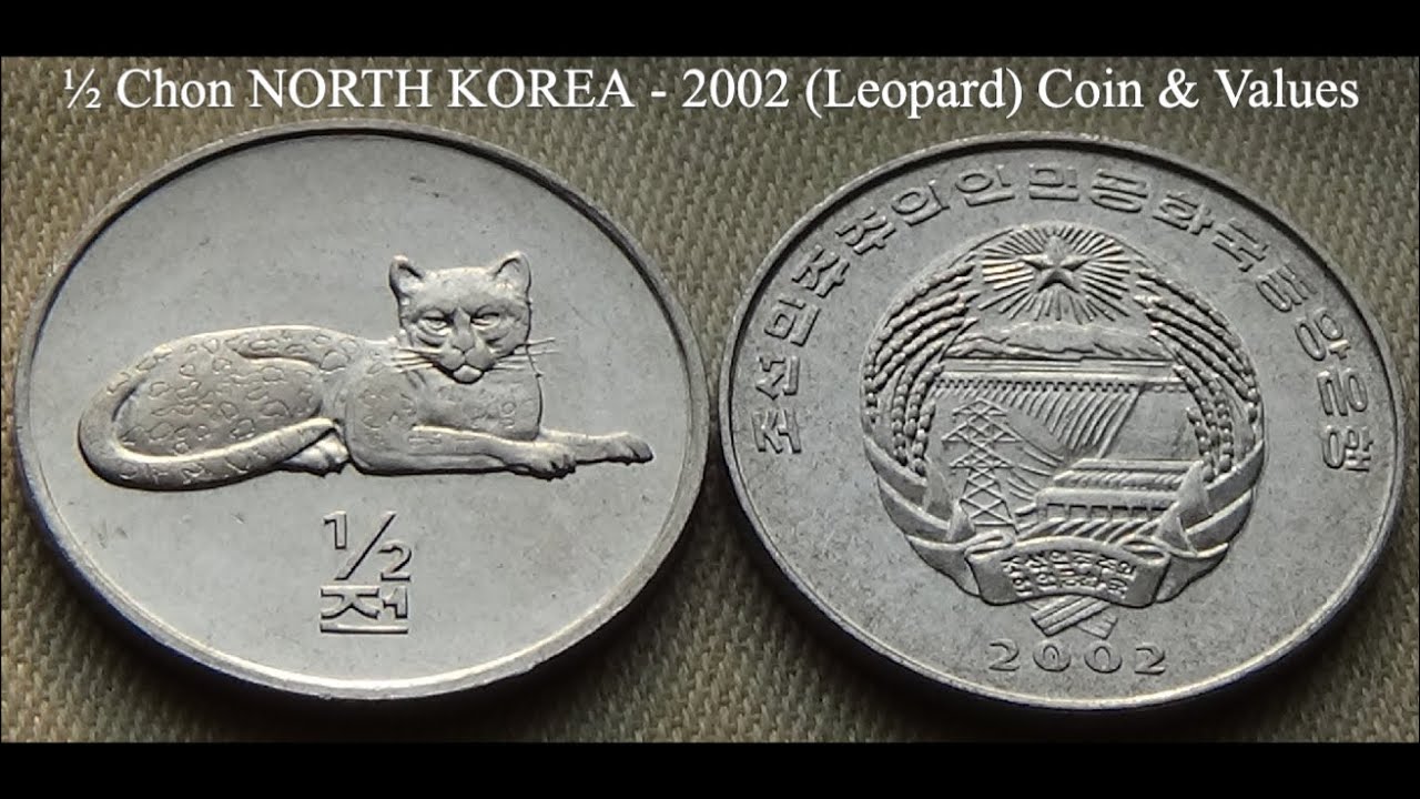 ½ Chon NORTH KOREA - 2002 (Leopard) Coin & Values - YouTube