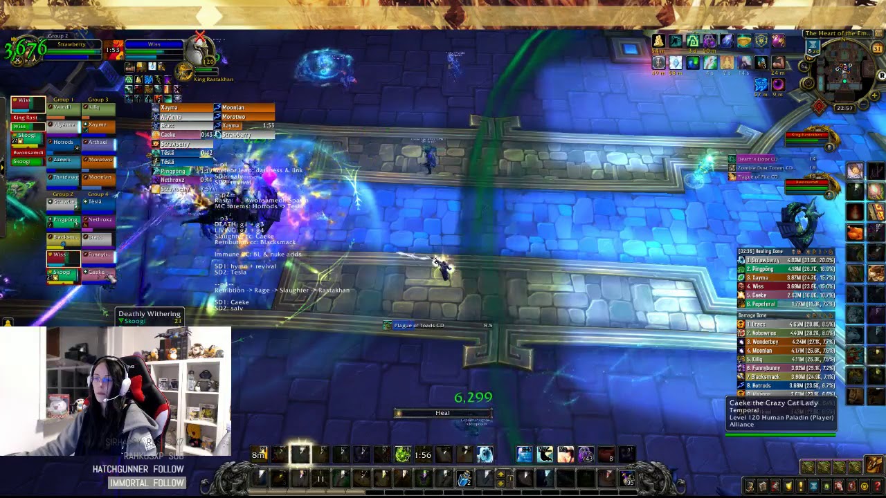 World of Warcraft - BoD Mythic: King Rastakhan - Temporal @RagnarosEU ...