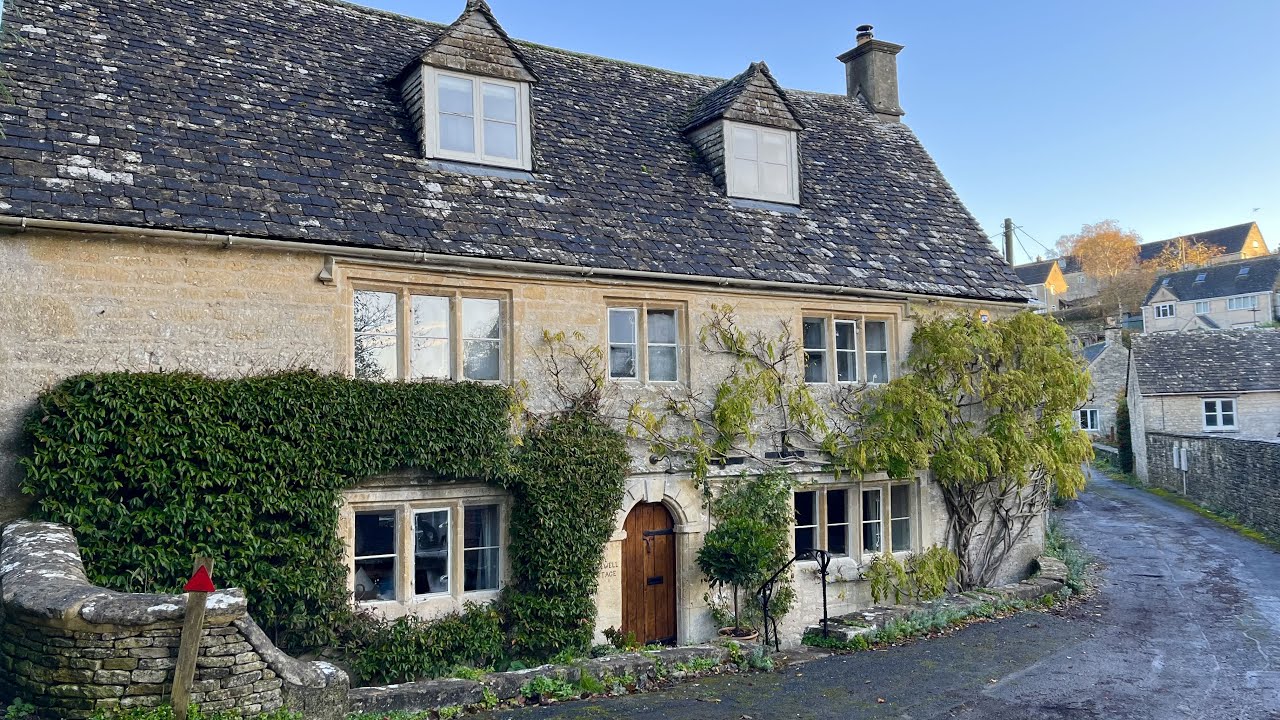 The Hidden Gem of Bisley, ENGLAND: Autumn Walk in the COTSWOLDS - YouTube