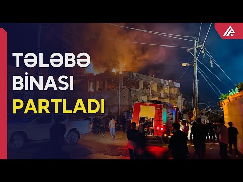 İraqda tələbə yataqxanasında partlayış: Ölənlər və yaralananlar var - APA TV