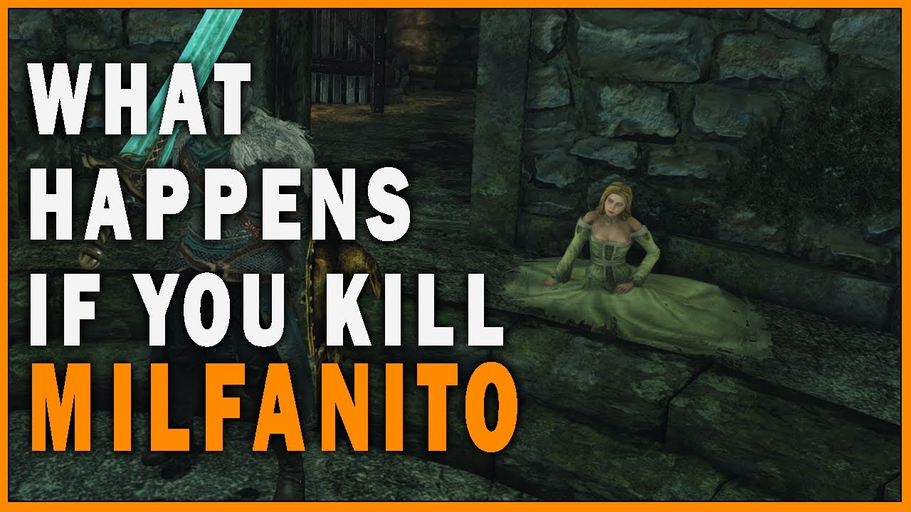 What Happens if you Kill Milfanito in Dark Souls 2 - YouTube