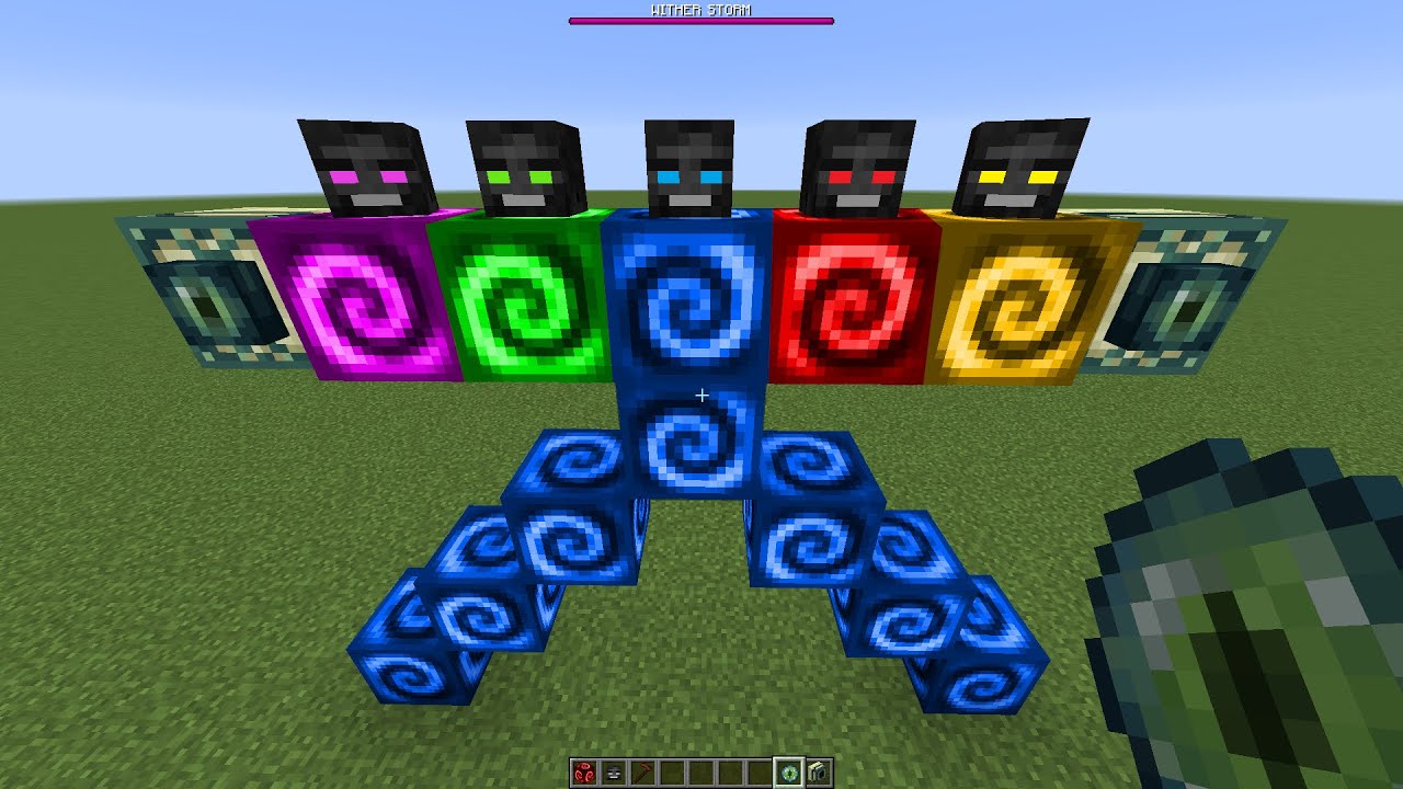 what if you create a WitherZilla Storm Boss in MINECRAFT - YouTube