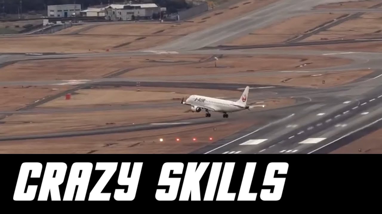 Osaka Drifting Japan Crosswind landing challenge - YouTube