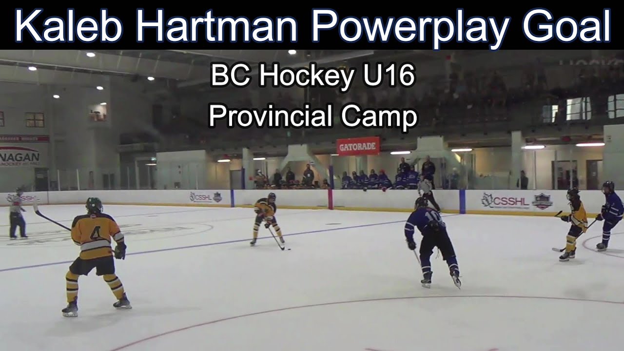 Kaleb Hartmann One-Timer - YouTube